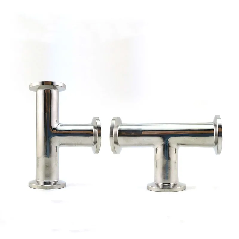 KF40-NW40-Equal-Tri-Clamp-Tee-3-way-T-type-Flange-Adapter-Vacuum ...
