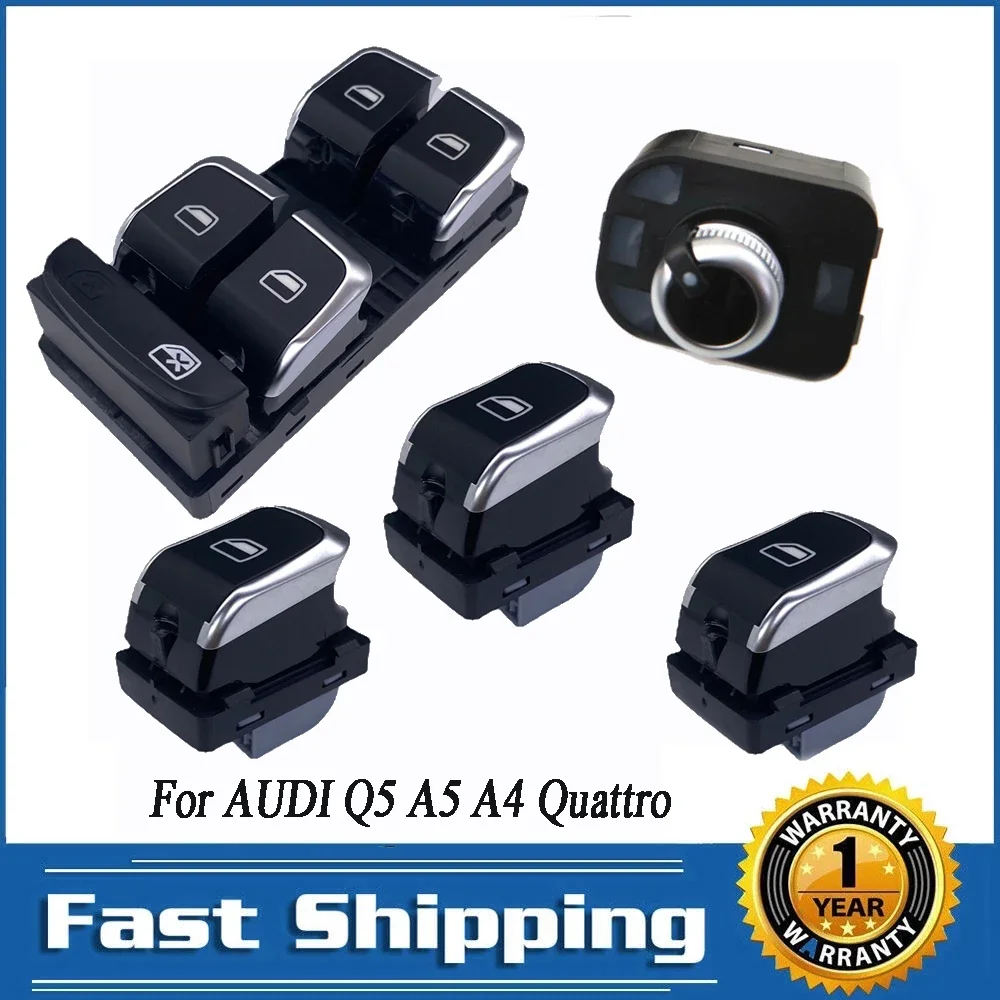 Electronic Chrome Driver Passenger Window Lifter Control Switch Mirror ...