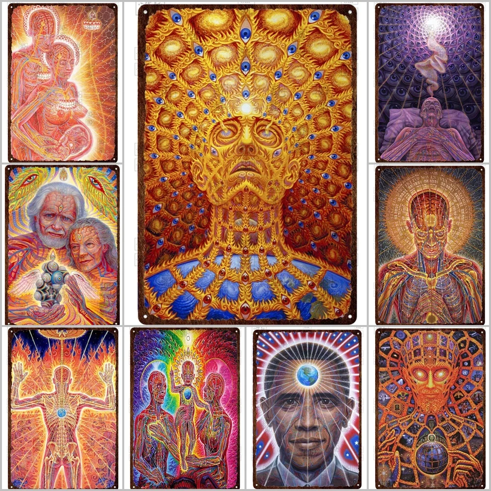 Alex Grey Meditation Poster