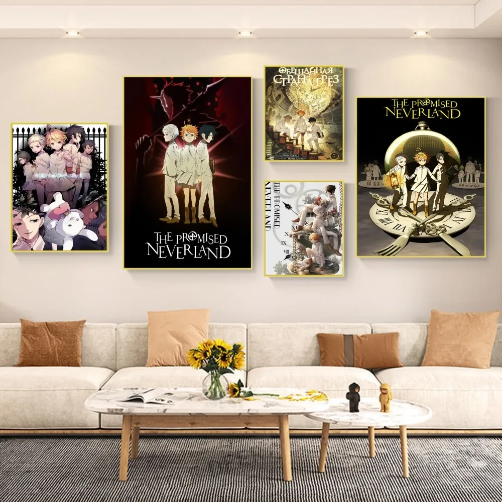Anime-the-Promised-Neverland-Poster-Anime-Posters-Sticky-Vintage-Room ...
