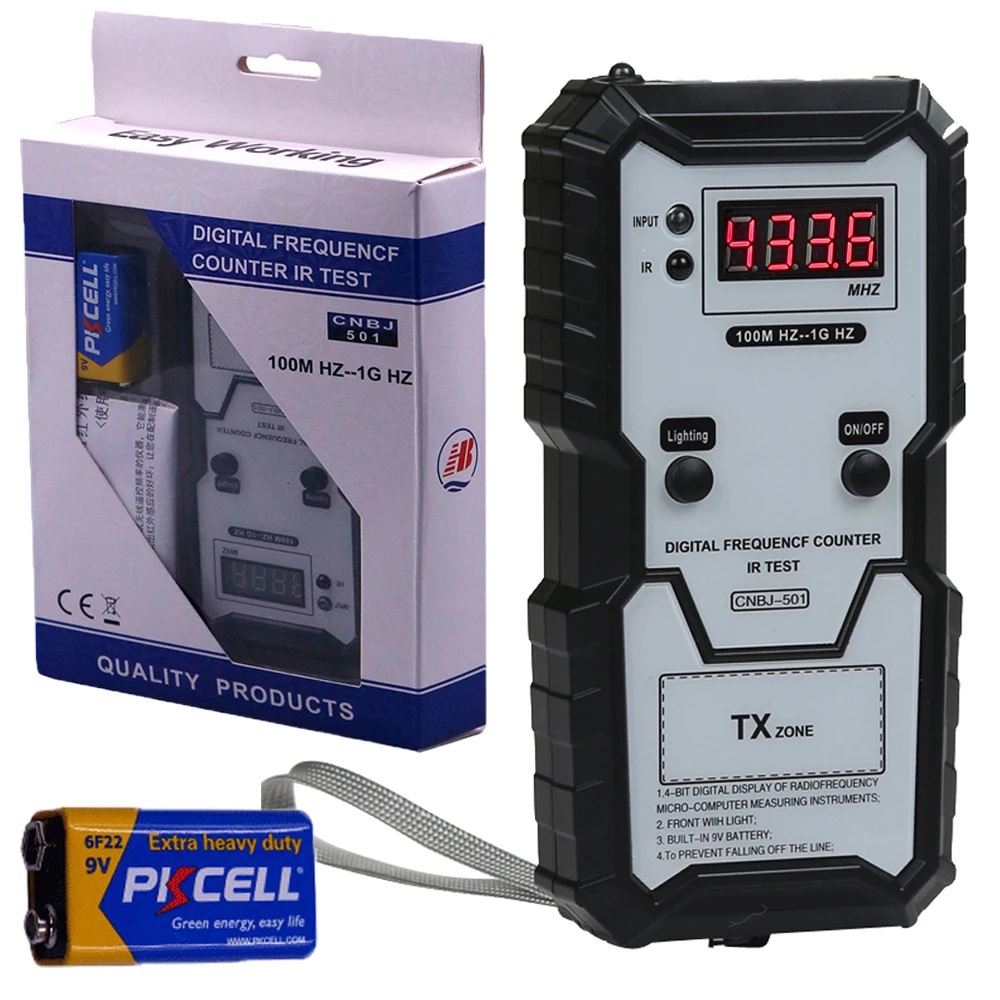 Car-Keys-Infrared-Frequency-Tester-100M-1GHZ-Digital-Electronic ...