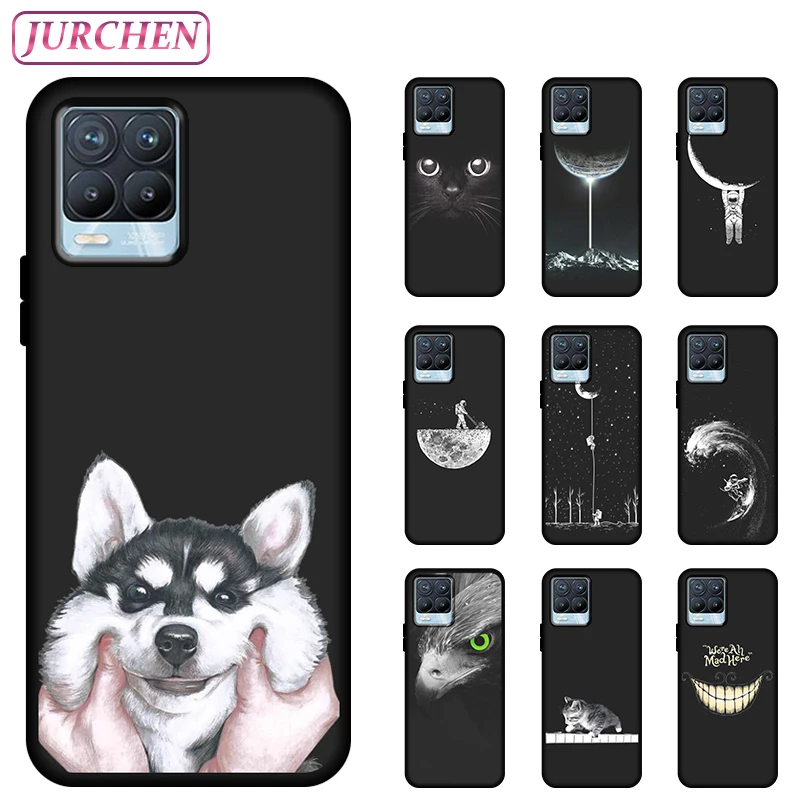 JURCHEN-Silicone-Phone-Case-For-OPPO-Realme-8-5G-RMX3085-RMX3241 ...