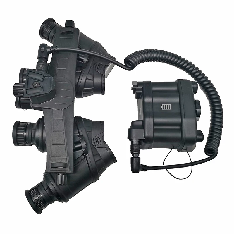 Quad หลอดการมองเห็นได้ในเวลากลางคืนแว่นตาที่อยู่อาศัย GPNVG 18 Pro FOV ...