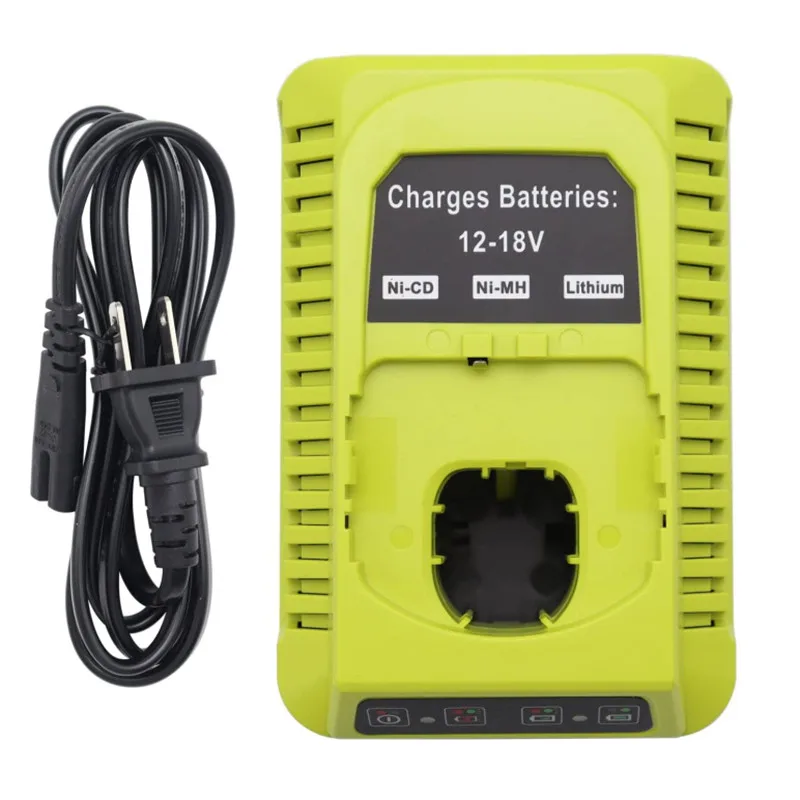 For Ryobi P117 Charger 12V 14.4V 18V Li-ion Ni-CD Ni-Mh Battery P100 ...