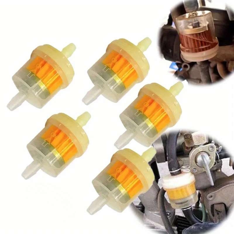 5/10/20/50pcs Motorcycle and Scooter Fuel Filters - Clear Cup, for ATVs ...
