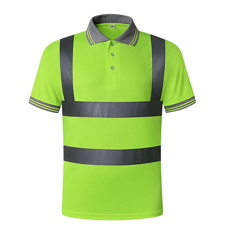 Reflective-T-Shirt-Safety-Vest-for-Men-with-Reflection-Tapes-Work-Vest ...