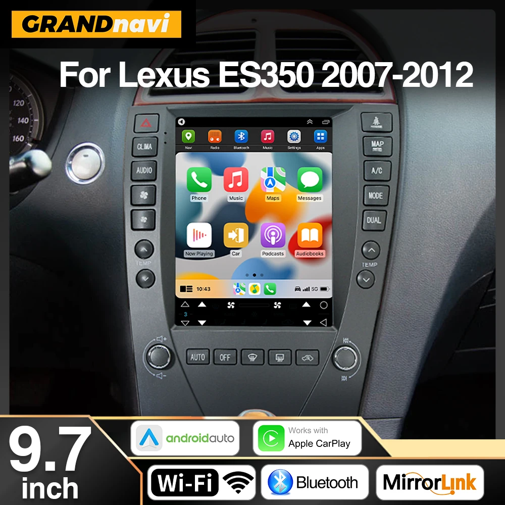 9-7inch-Android-13-Car-Radio-For-Lexus-ES-ES240-ES350-2007-2012-Tesla ...