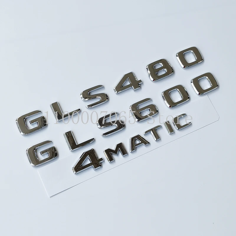 2017-Flat-Font-Chrome-Letters-GLS480-GLS600-Top-Quality-ABS-Emblem-for ...