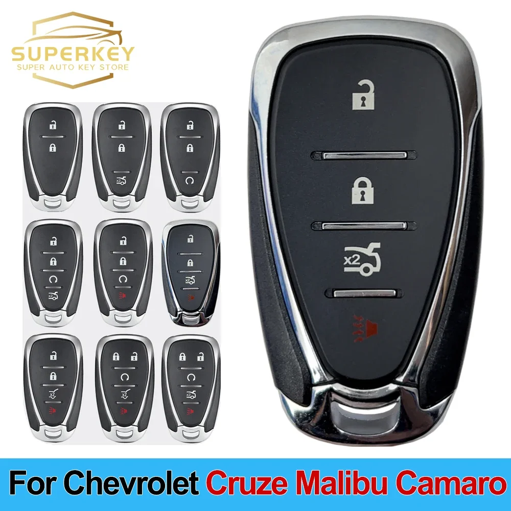 SUPERKEY-2-3-4-5-Buttons-Remote-Key-Shell-Case-Fob-For-Chevrolet-Chevy ...