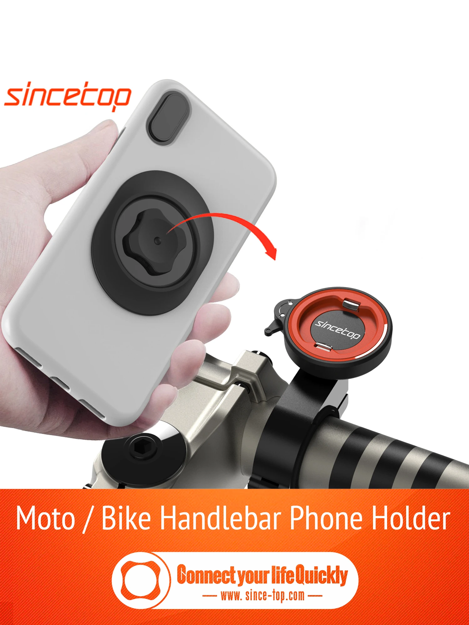 Bike-Phone-Holder-Motorcycle-Phone-Handlebar-Mount-Quick-Lock-Universal ...