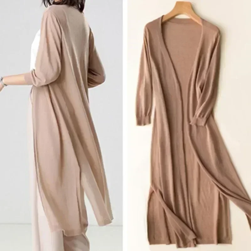 New-Spring-Summer-Sun-Protection-Clothing-Women-Long-Cardigan-Female ...