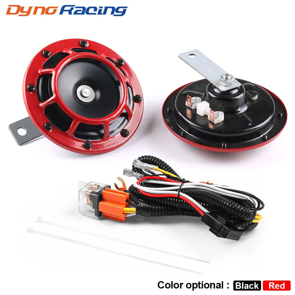 1 Pair Hella Super Loud Compact Electric Blast Tone Air Horn 12V 115DB ...