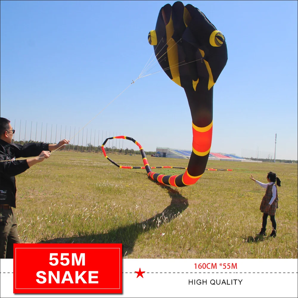 New Arrival 55m Coral Snake Kite Soft Inflatable Kite - Kites ...