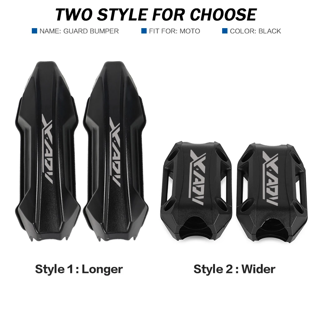 Motorcycle-25mm-Bumper-Engine-Guard-Protector-Block-Crash-Bar ...