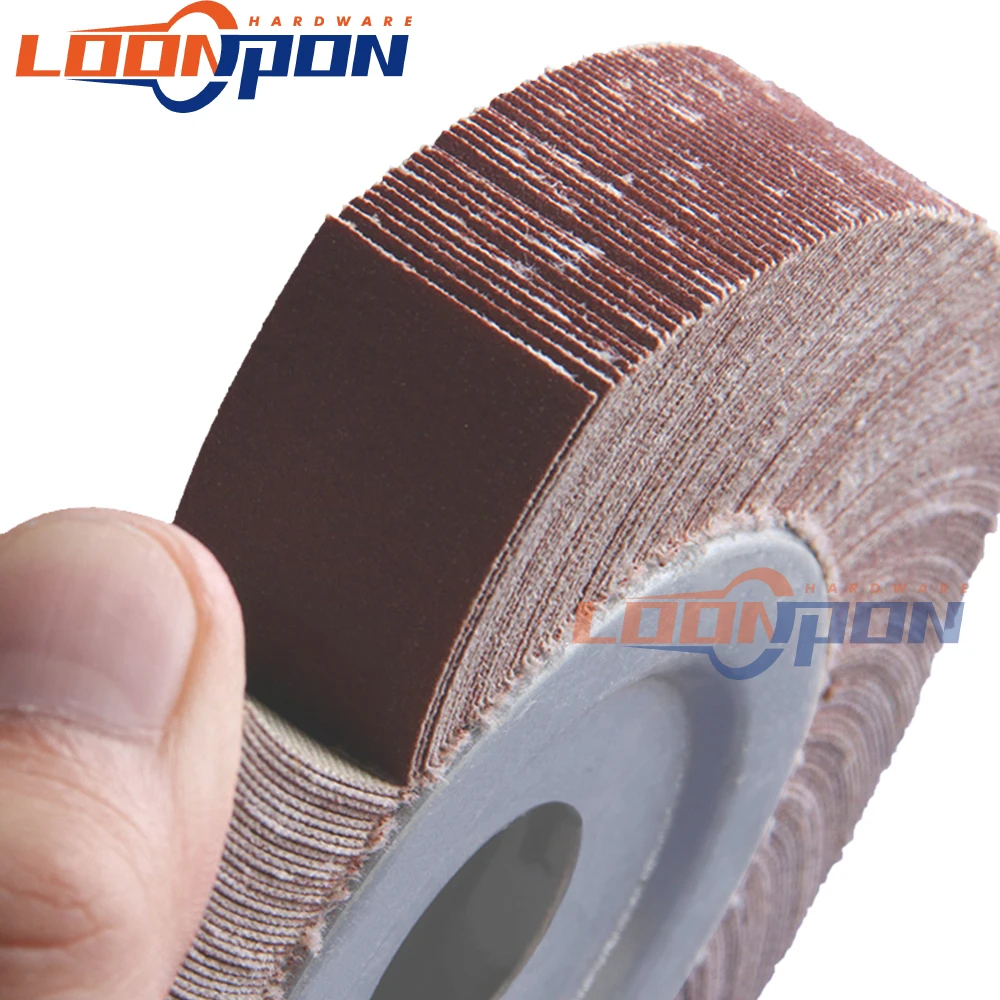 150x25mm-Bore-Flange-Flap-Grinding-Wheel-Aluminum-Oxide-Sanding-Cloth ...