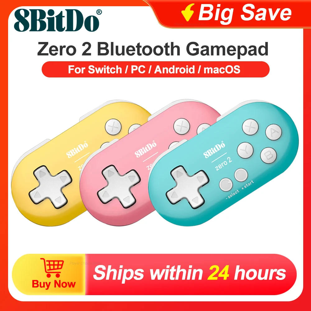8BitDo-Zero-2-Gamepads-PC-for-Nintendo-Switch-Controller-Gaming ...