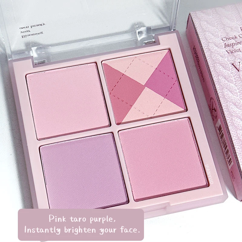 Beautiful-Ringer-Embossed-Blush-Palette-Pink-Taro-Purple-Blusher-Face ...