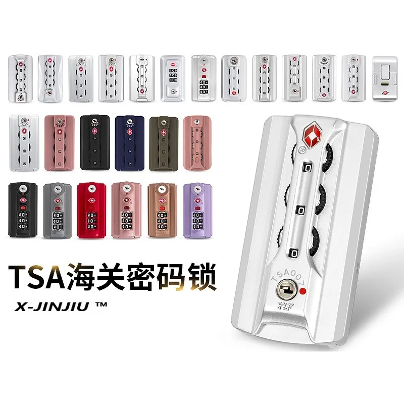 TSA-007-Customs-Locks-Luggage-Compartment-Code-Locks-Accessories-Buckle ...