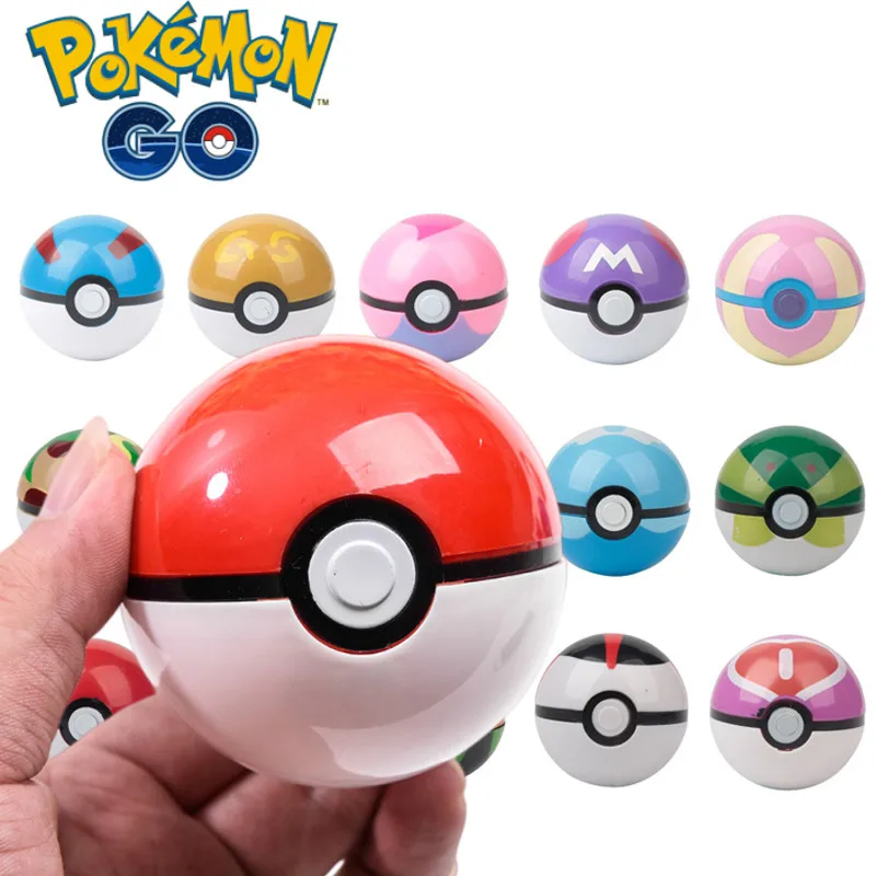 Figuras-de-acci-n-de-Pok-mon-Pokeball-de-gran-tama-o-Pikachu-Bola-de ...