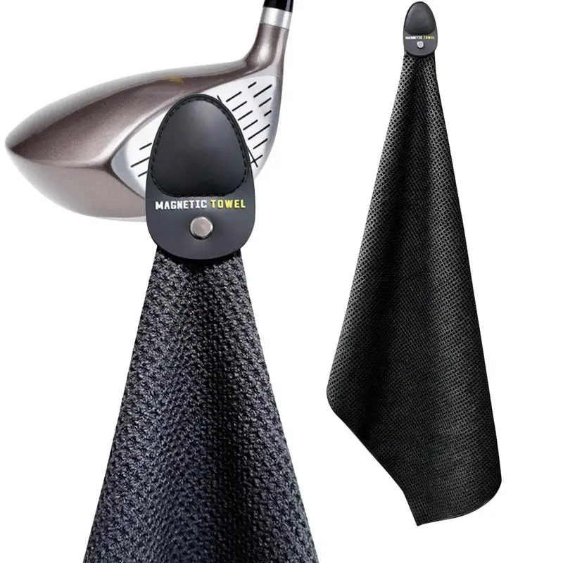 Microfiber-Magnetic-Golf-Towel-High-Water-Absorption-Cleaning-Towels ...