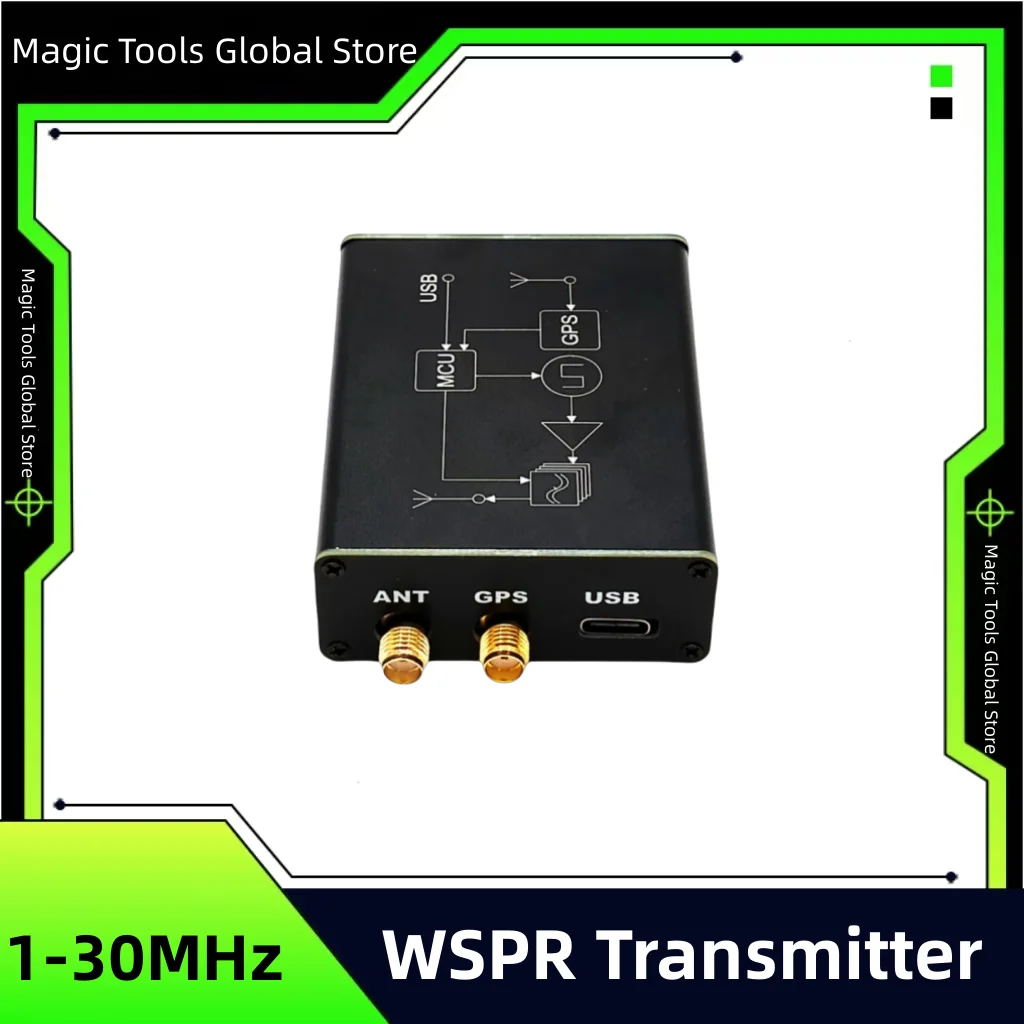1-30mhz SI5351 WSPR Transmitter with TCXO and GPS for Stable Frequency ...