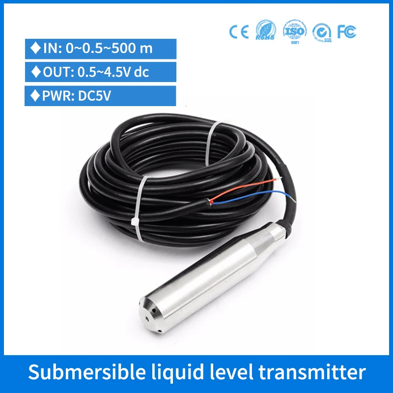 0-5-4-5V-Output-Liquid-Water-Level-Sensor-50m-Well-Borehole-Submersible ...