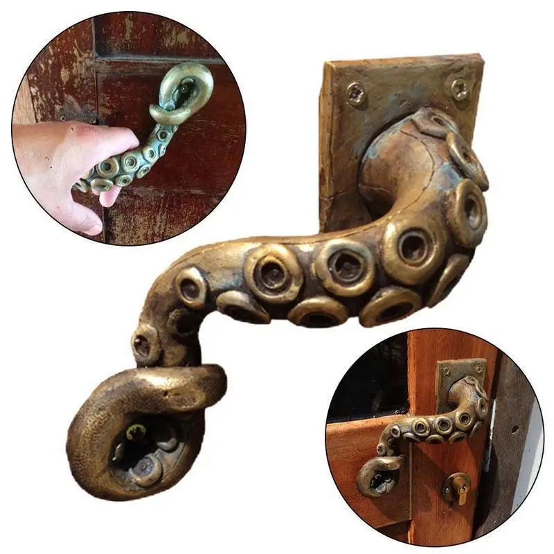 Retro-Octopus-Door-Handle-Animal-Style-Ancient-Furniture-Drawer-Pull ...