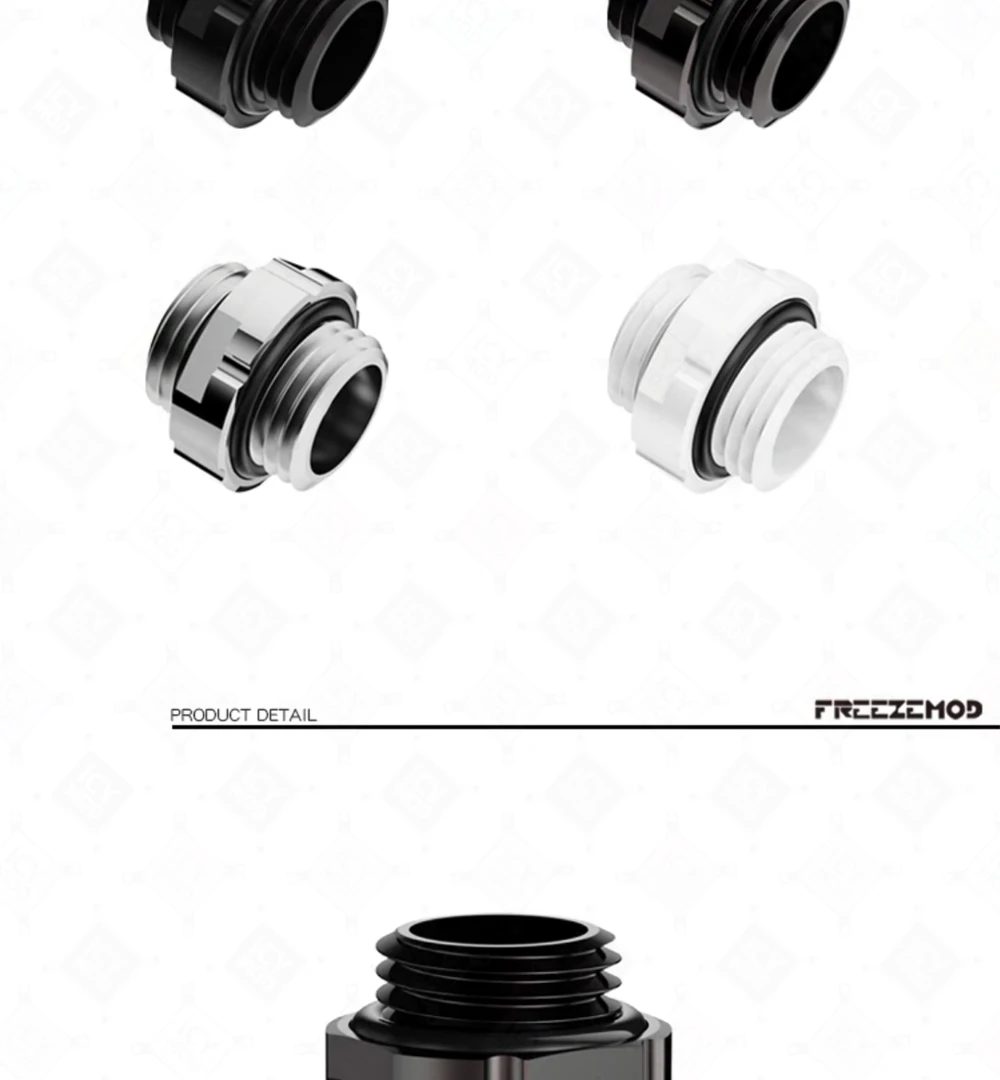 Mini Double Male Smooth Adapter Fitting FREEZEMOD G1/4 "Thread ...