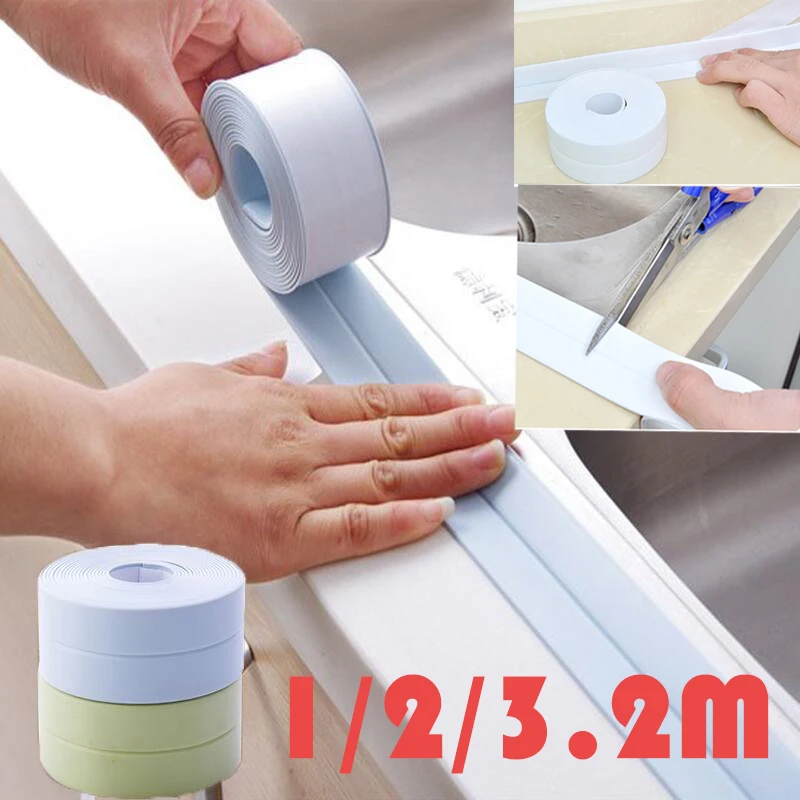 Waterproof-Sealing-Strip-Tape-1-2-3-2m-Bathroom-Bath-Toilet-Caulk-Tape ...