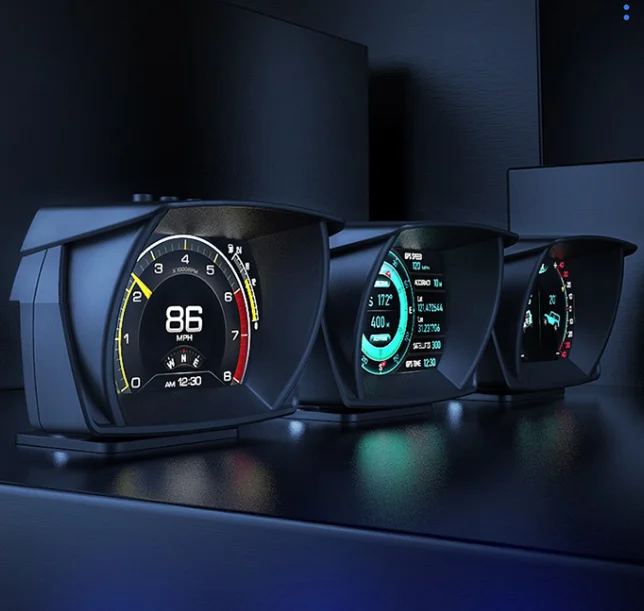 New-Multiple-Interface-Car-Speedometer-Universal-Digital-OBD2-Gauge ...