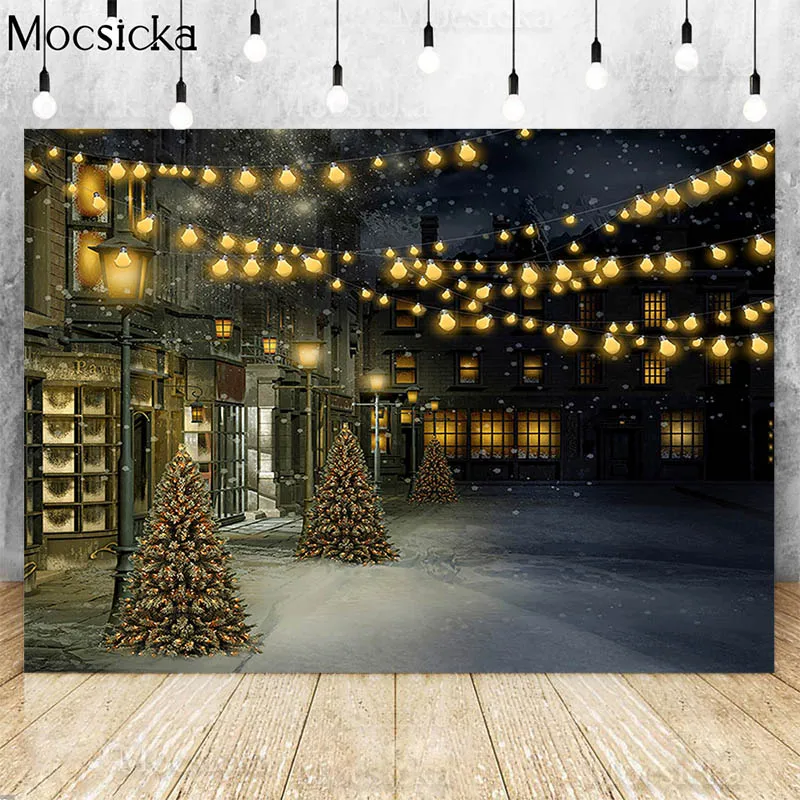 Christmas Light Backdrop