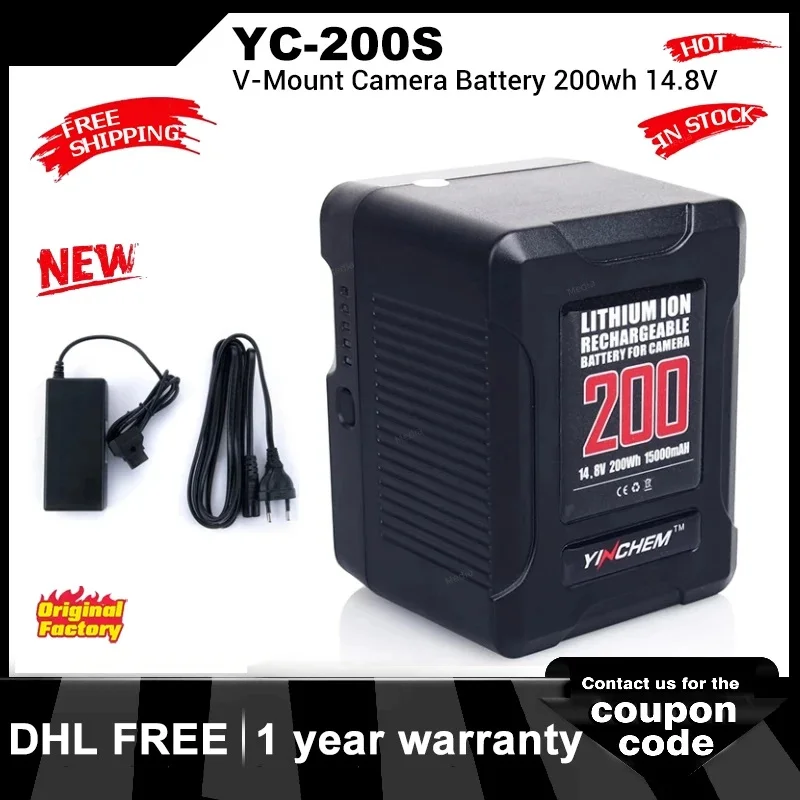 YC 200S V Mount Camera Battery 200wh 14.8V Camera FOR SONY DSLR Fill ...