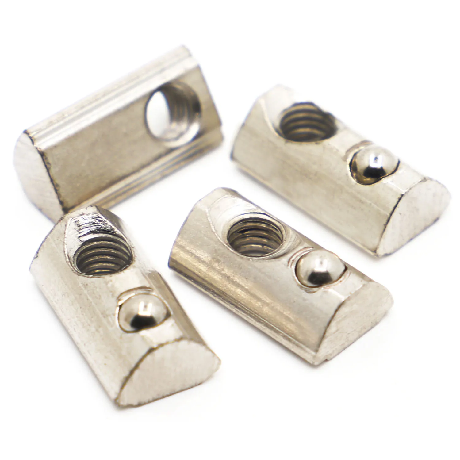 10PCS-T-Spring-Nut-M3-M4-M5-M6-M8-Half-Round-Elasticity-Spring-Nut ...