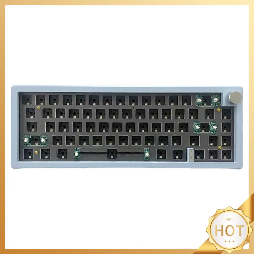 67-Keys-Mechanical-Keyboard-DIY-with-Knob-Mechanical-Wired-Keyboard ...