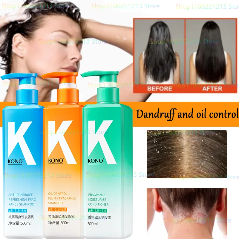New-Upgrade-KONO-Fragrance-Oil-Control-Anti-Dandruff-Shampoo-Fragrant ...