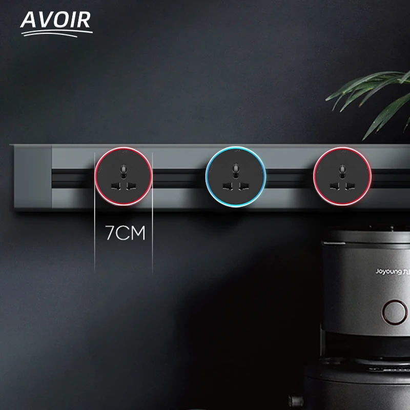 Avoir Electrical Track Sockets Surface Hidden Wall Home Kitchen Meeting ...