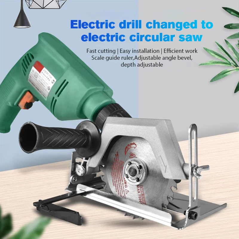 Hand-Electric-Drill-Converter-To-Electric-Circular-Saw-Cutter ...