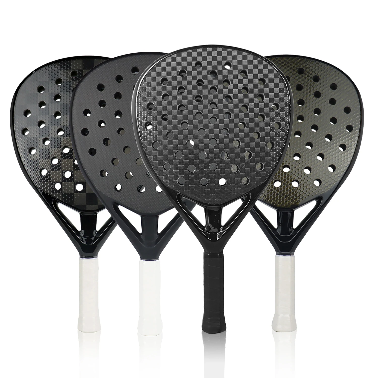 Carbon-Fiber-Tennis-Padel-Racket-for-Men-Rough-Surface-with-Eva-Soft ...