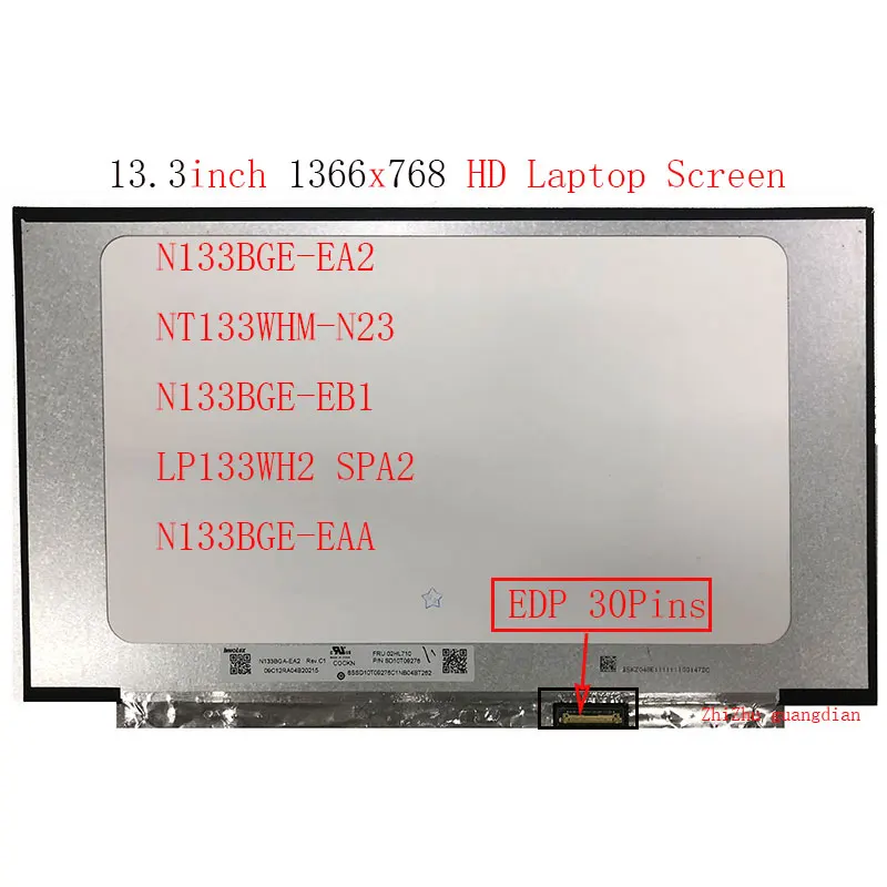 N133BGE-EA2-N133BGA-EAA-N133BGG-EA1-LP133WH2-SPA2-30-pinos-display-matriz-notebook-painel-1366 ...