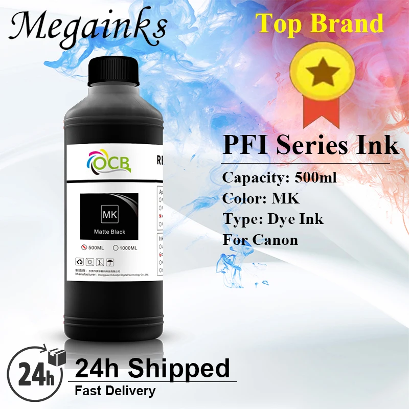 500ml Dye Ink for Canon iPF605 iPF670 iPF680 iPF685 iPF700 iPF710 ...