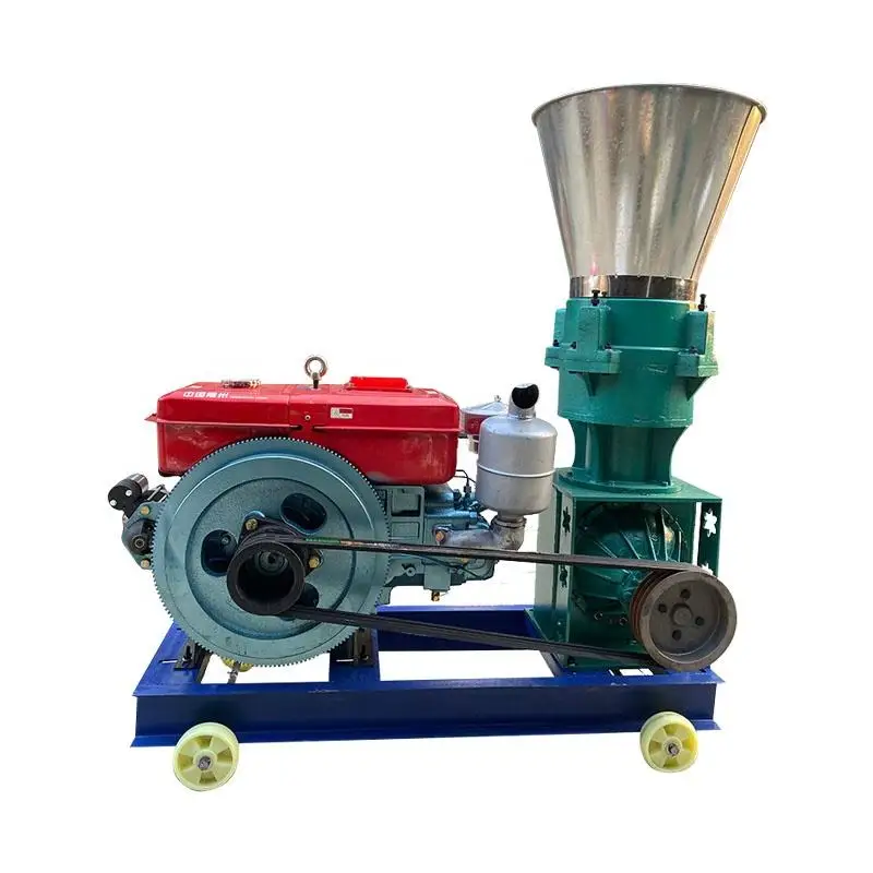 Chicken-Sheep-Cattle-Animal-Poultry-Farm-Production-Pelletizer-Making ...