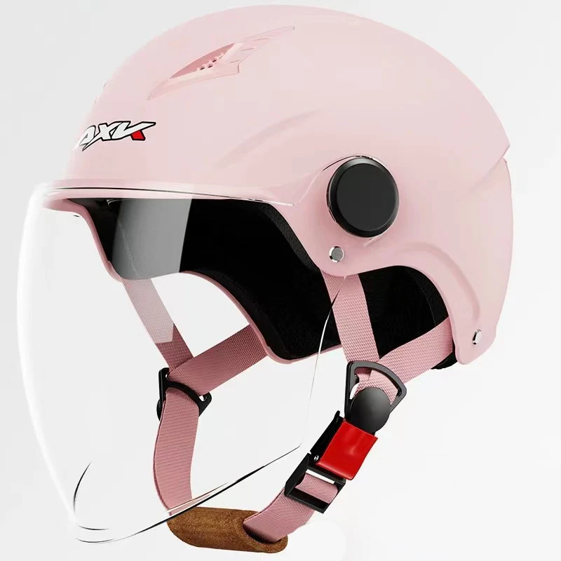 Open-Face-Safety-Helmet-ABS-Sunscreen-Motorcycle-Half-Helmet ...