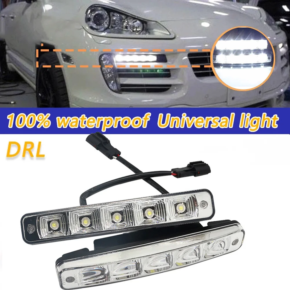 Luz LED de circulación diurna para coche, lámpara de conducción ...