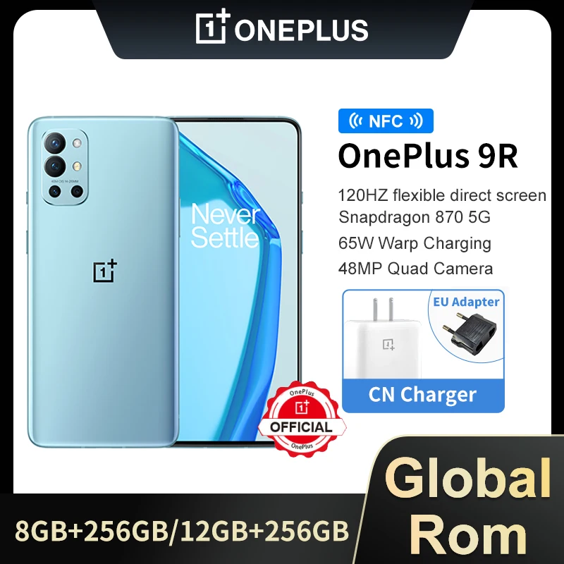 Ru Ship Global Rom Oneplus 9r 9 R 5g Smartphone 8gb 256gb Snapdragon ...