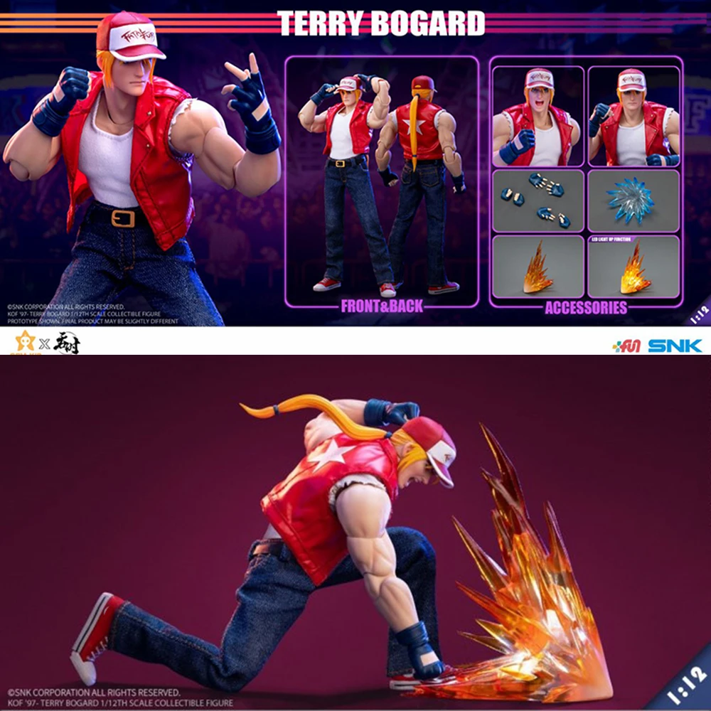 TUNSHI-figura-DE-ACCI-N-DE-1-12-Terry-Bogard-juguete-de-modelo-de ...
