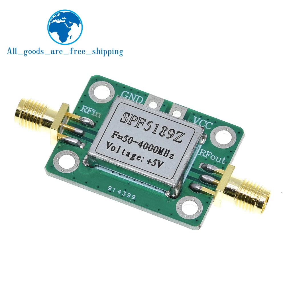 SPF5189 LNA 50-4000 MHz RF NF 0.6dB Low Noise Amplifier Signal Receiver ...