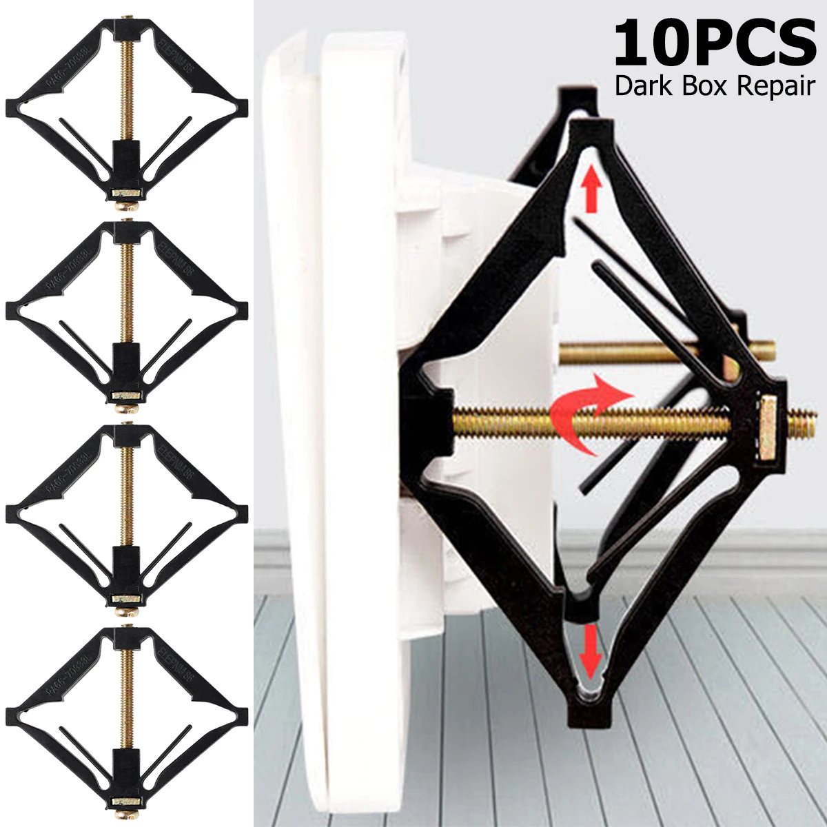 10Pc-86mm-Switch-Box-Repair-Tool-Wall-Mount-Switch-Outlet-Socket-Back ...