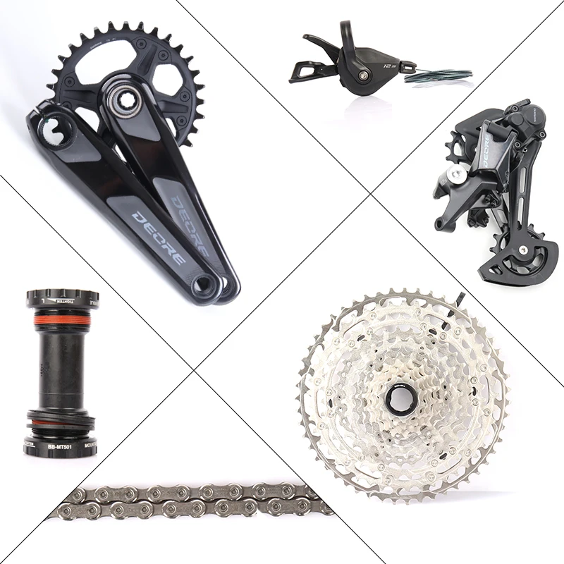 DEORE-M6100-12-Speed-MTB-Bike-Derailleur-Groupset-32T-170mm-Crankset-10 ...