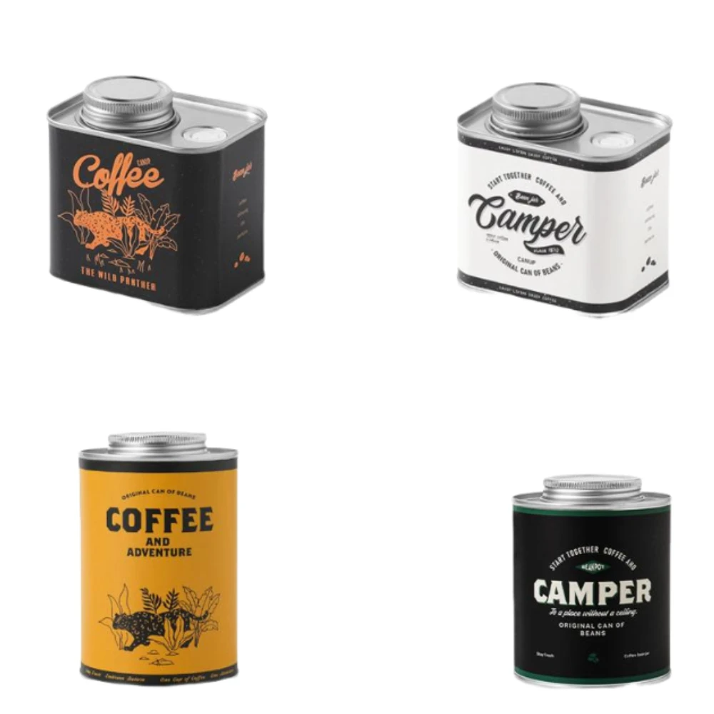 Airtight Coffee Container Portable Outdoor Camping Tin Box Freshness ...
