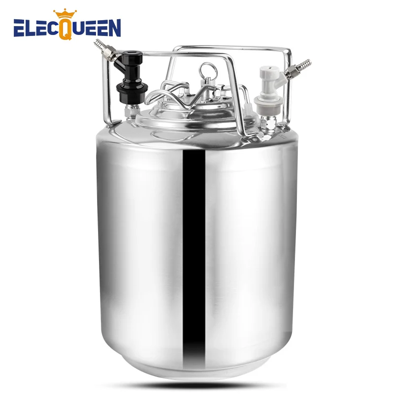 10L 2.5 Gallon Cornelius Style OB Keg,Stainless Steel Kegerator Beer ...
